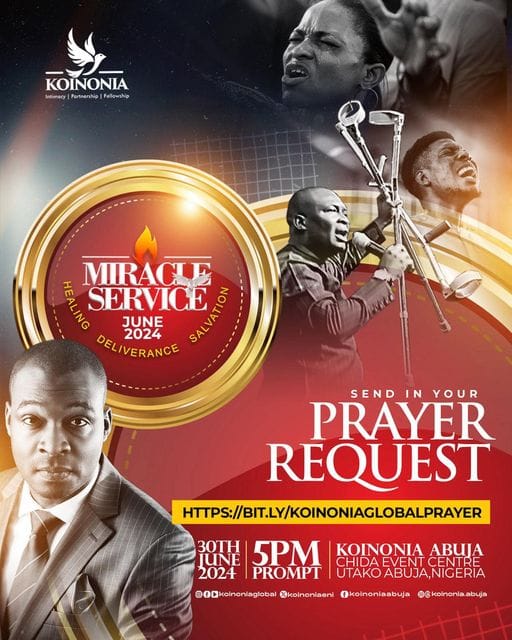 Koinonia Global Radio | JUNE 2024 MIRACLE SERVICE WITH APOSTLE JOSHUA SELMAN 30 || 06 || 2024