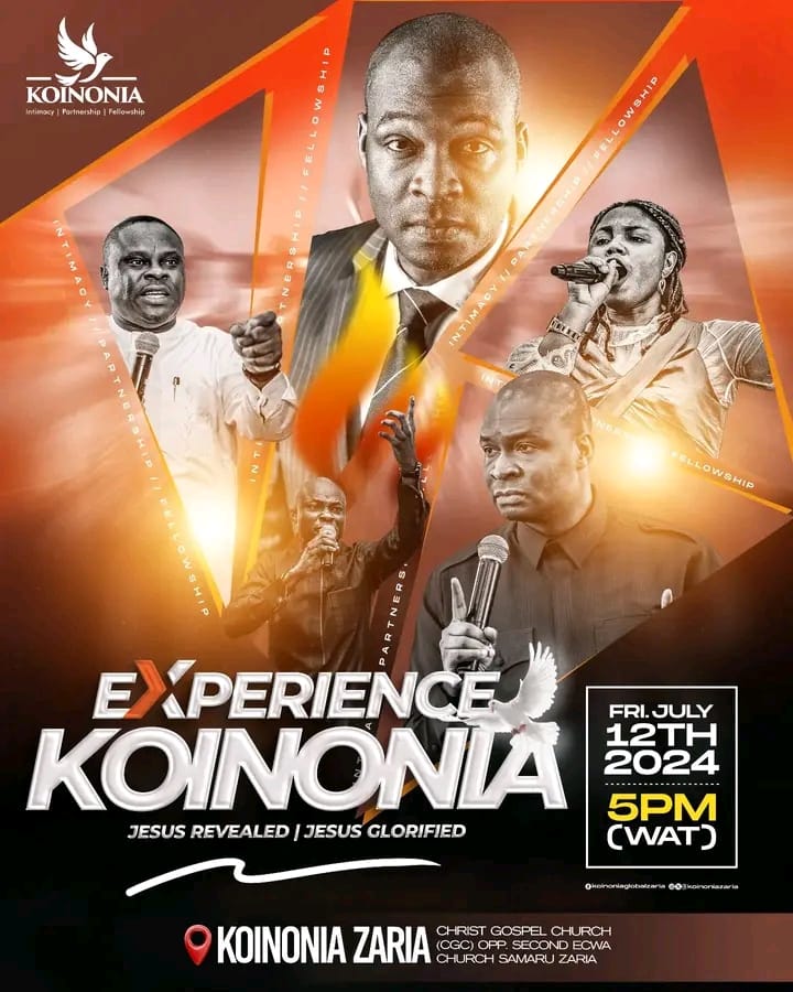 Koinonia Global Radio | Koinonia Global ( ZARIA CENTER) Live Audio