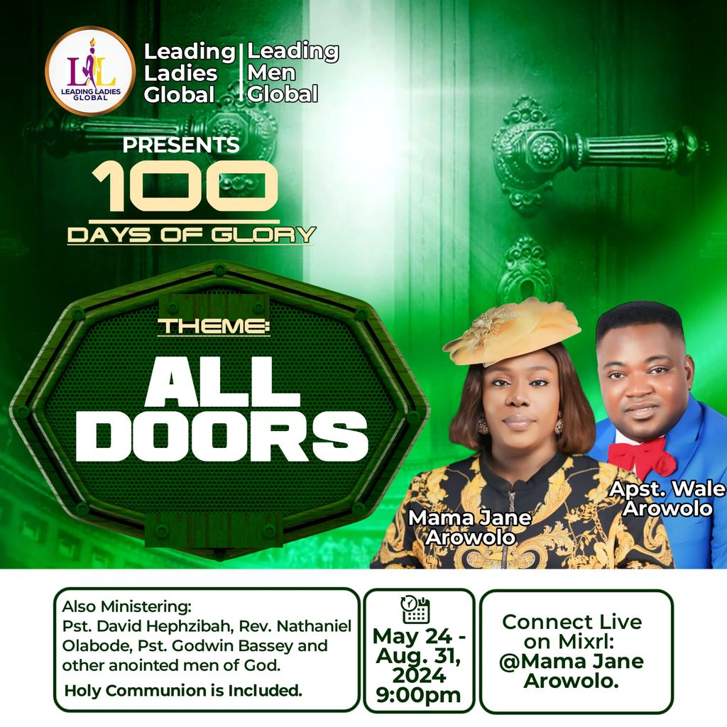 Mama Jane Arowolo | 100 DAYS OF GLORY Day 44