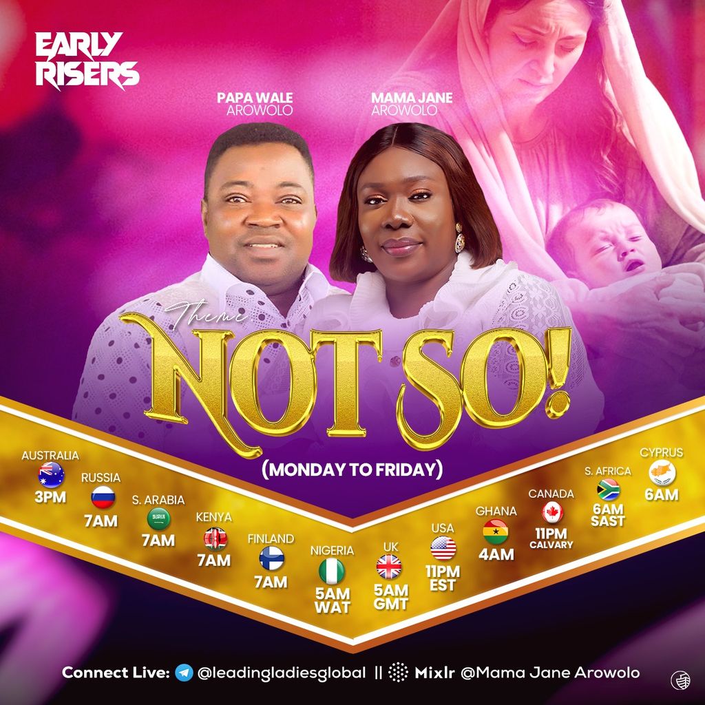Mama Jane Arowolo | 100 DAYS OF GLORY Day 65