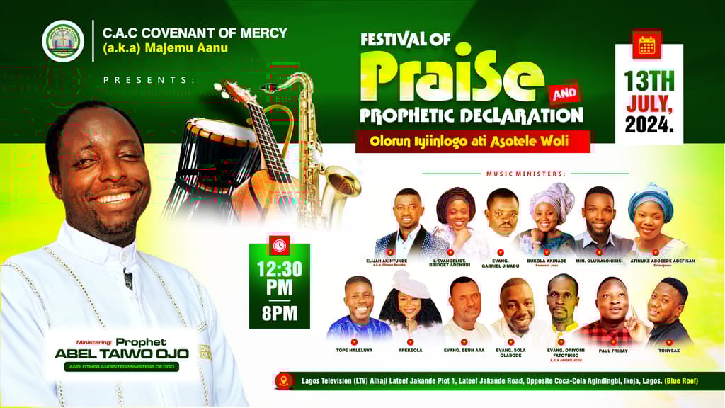 Prophet Abel Taiwo Ojo | Prophet Abel Taiwo Ojo's live audio