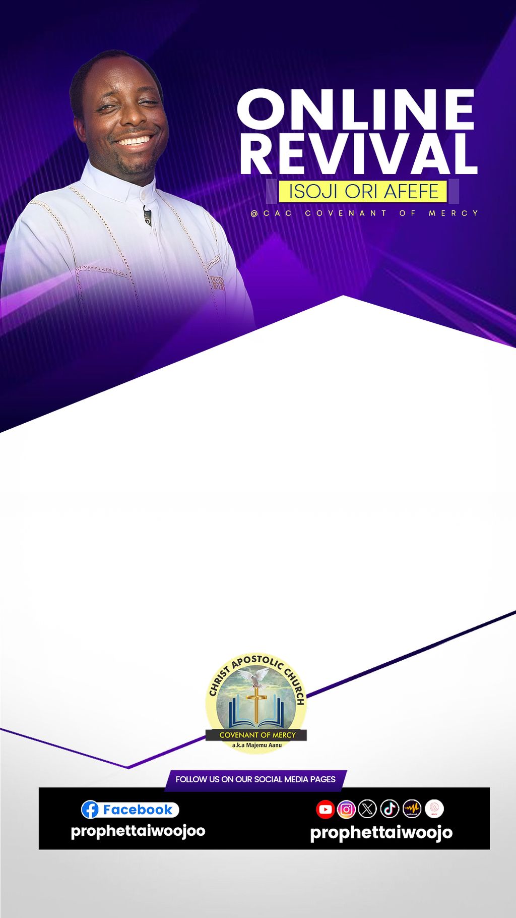 Prophet Abel Taiwo Ojo | ONLINE REVIVAL - ISOJI ORI AFEFE