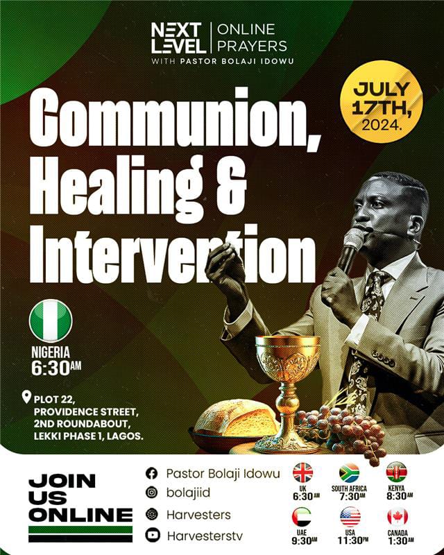 Harvesters | NEXT LEVEL PRAYERS || JULY ONLINE FASTING & PRAYER || PST ...